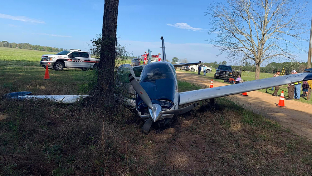 Georgia: Fire crews respond after plane makes emergency landing