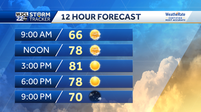 Lots of sun and pleasantly warm this weekend