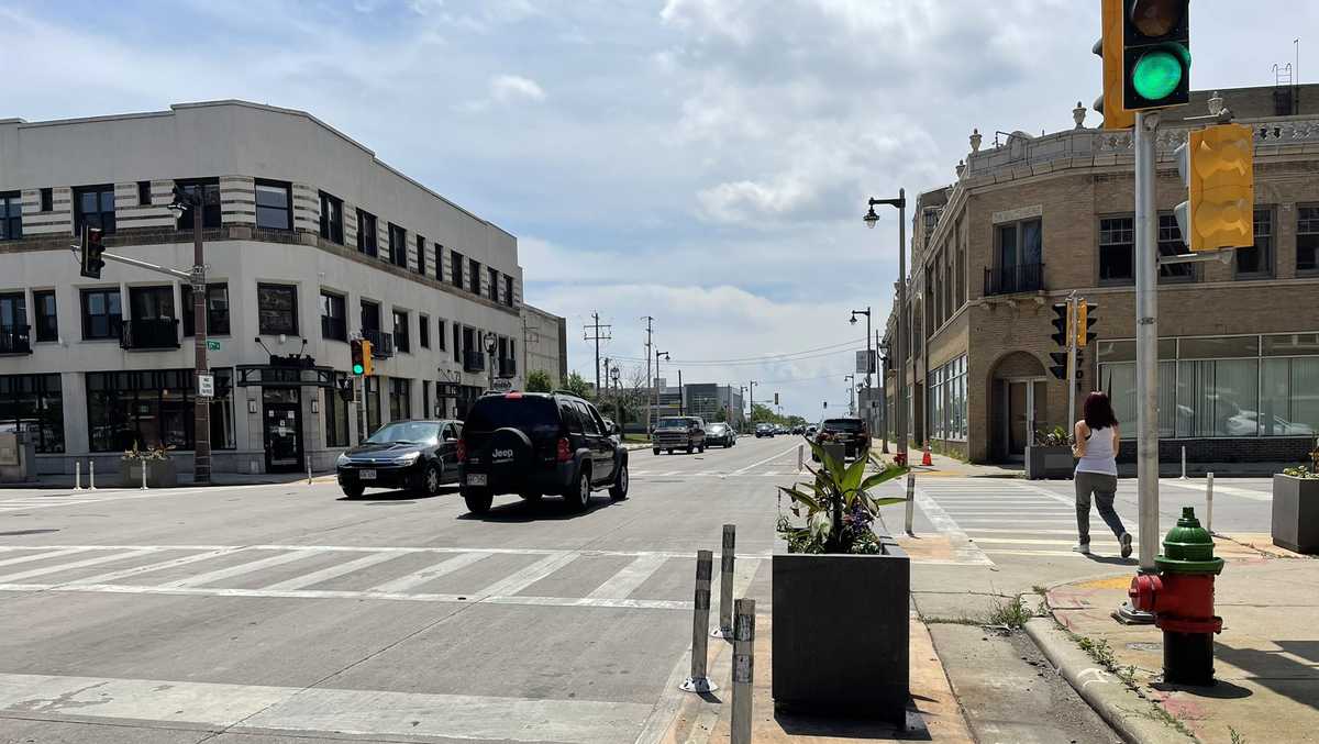 City puts 1-ton planters in streets to deter reckless driving
