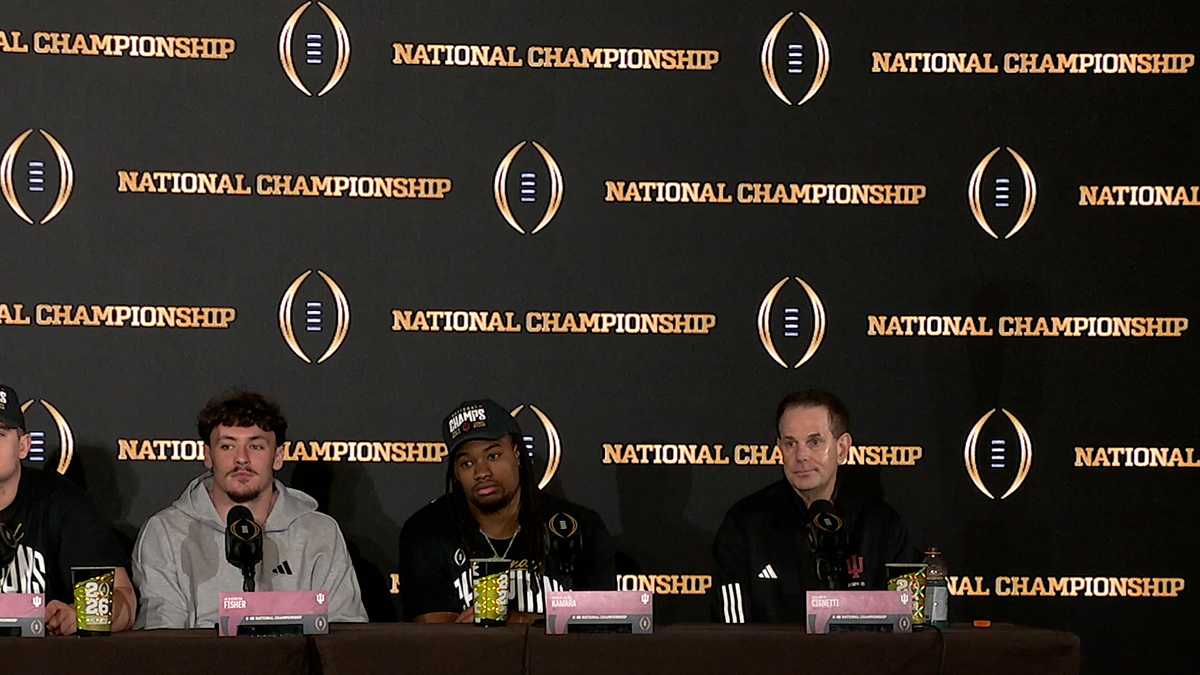 WATCH | Indiana's National Champions news conference
