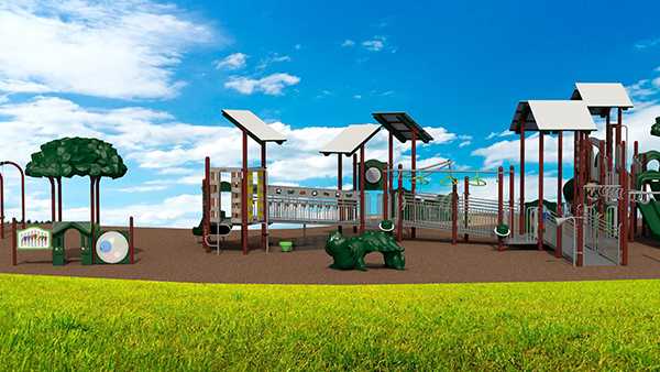 Southern Indiana city partners with nonprofit to build inclusive playground