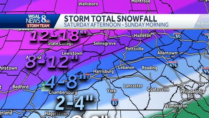 Central Pa. weather: Weekend storm brings freezing rain threat to some ...