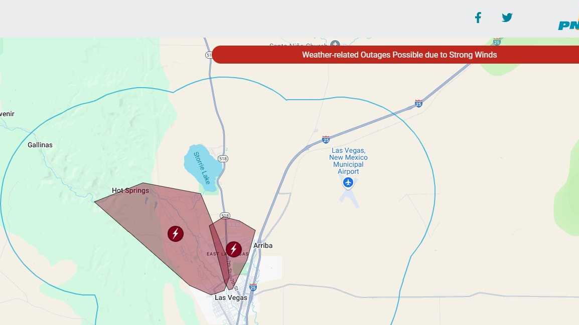 Thousands impacted by PNM outage in Las Vegas, New Mexico