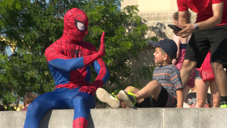 Point Park "Spider-Man" reveals identity