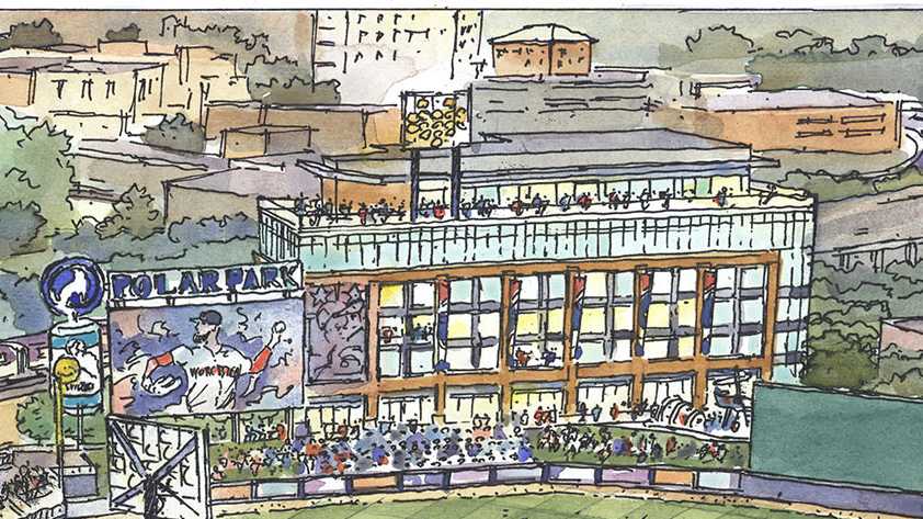 Worcester shares new renderings of Polar Park as work begins