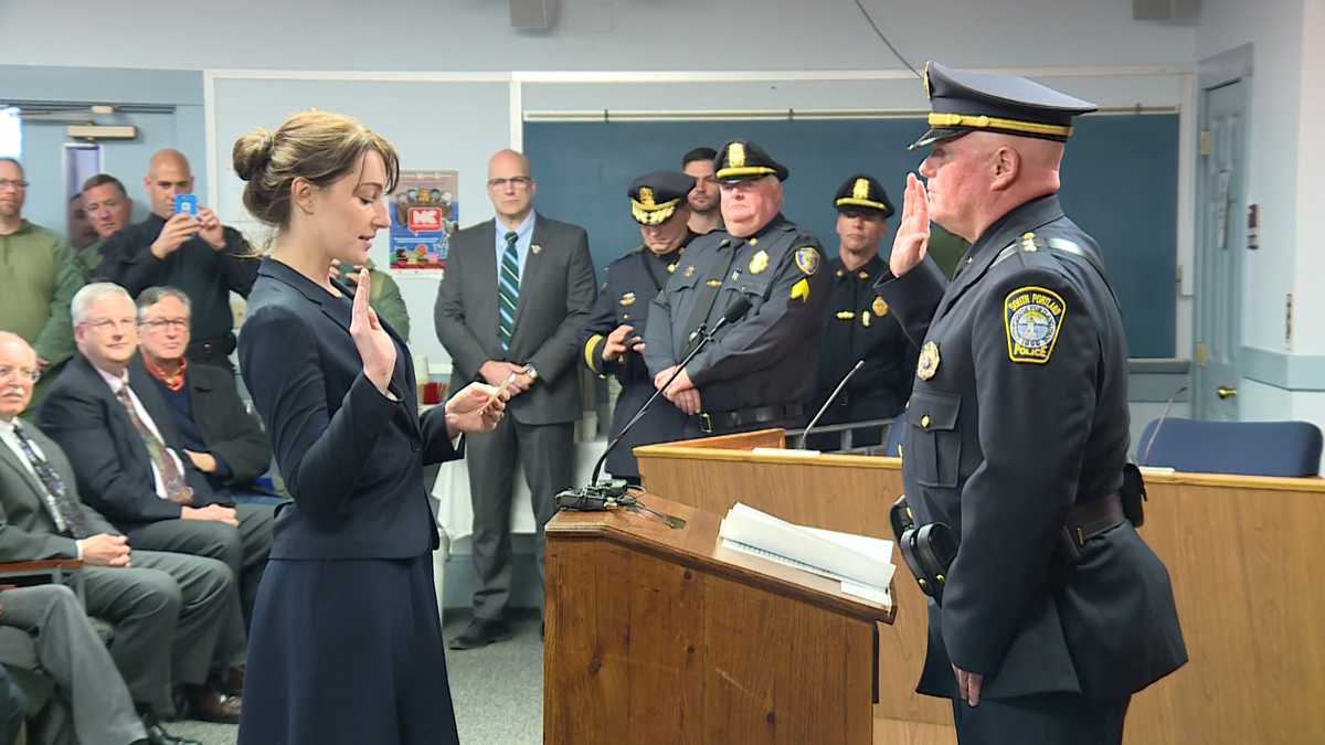 New South Portland police chief sworn in Monday