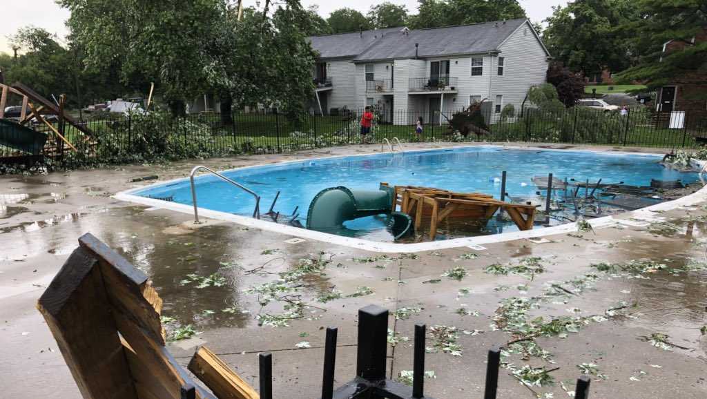 Photos: Tuesday's thunderstorm damage
