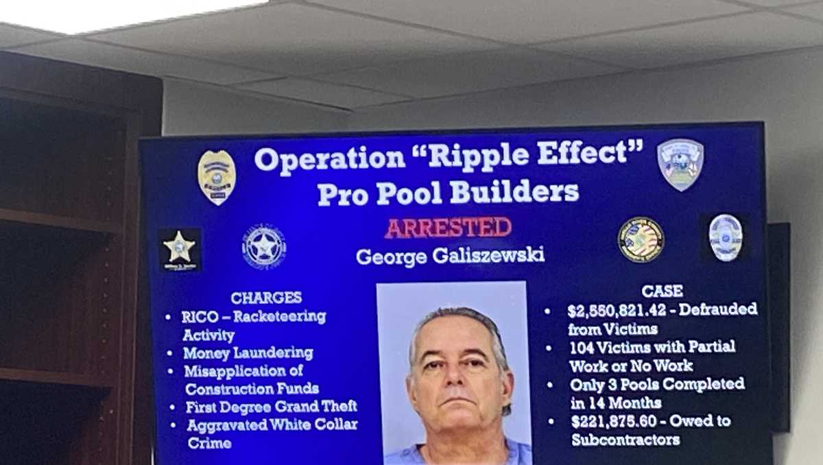 'He's a con man': Police in Florida arrest pool company owner they said ...