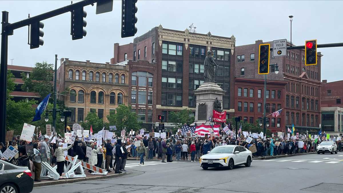Two arrested at Portland 'No Kings' protest