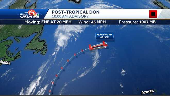 Medium chance tropical development in Atlantic