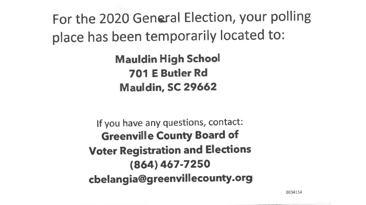 Polling place change reminders delivered to voters after the election
