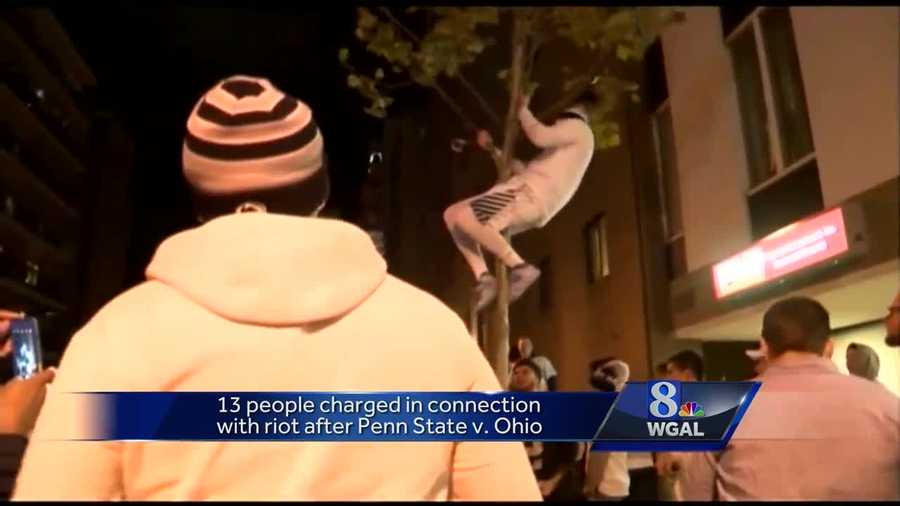 11 Penn State students charged in connection with riot