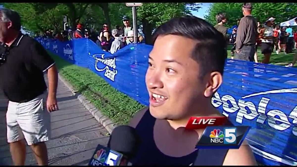 Marathon national anthem singer has quest to sing, run in every state