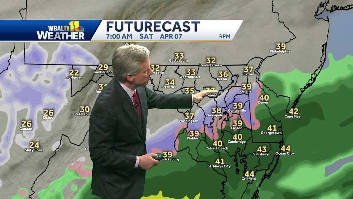 Saturday storm forecast changes