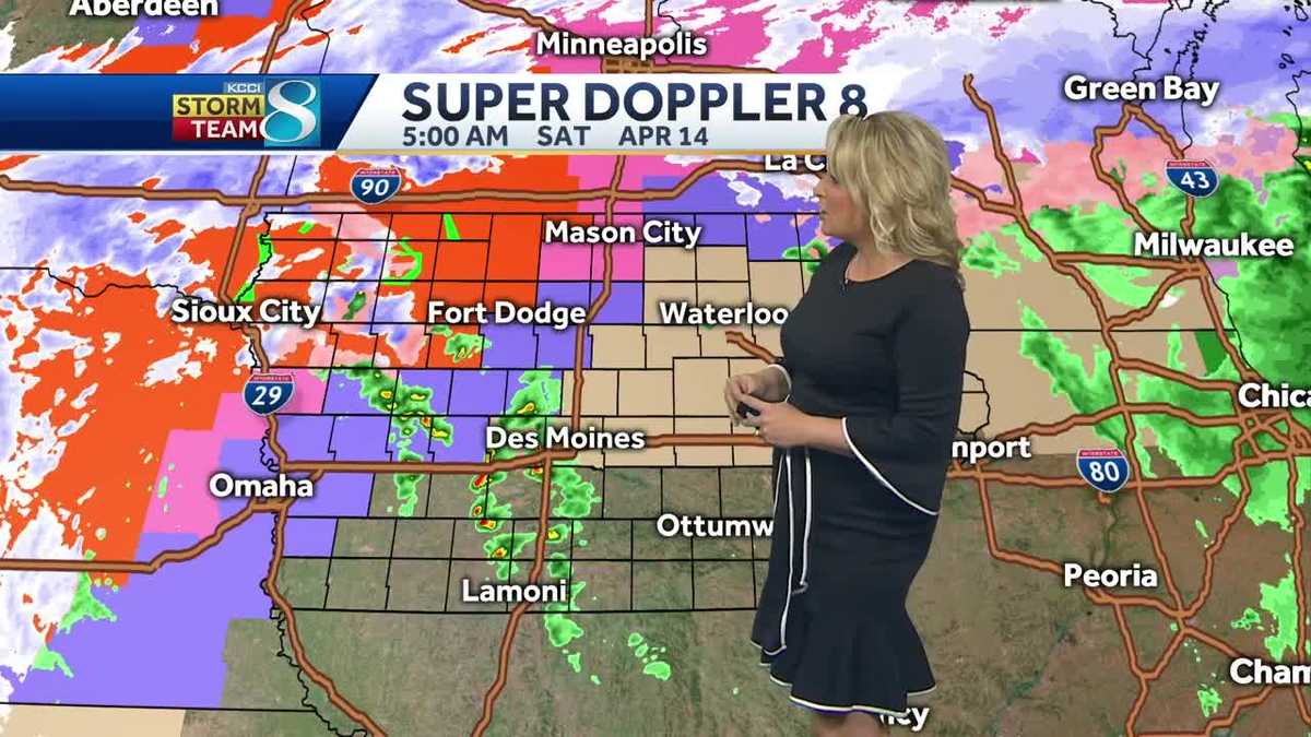 Weird weather continues: Thunderstorms switch to snow