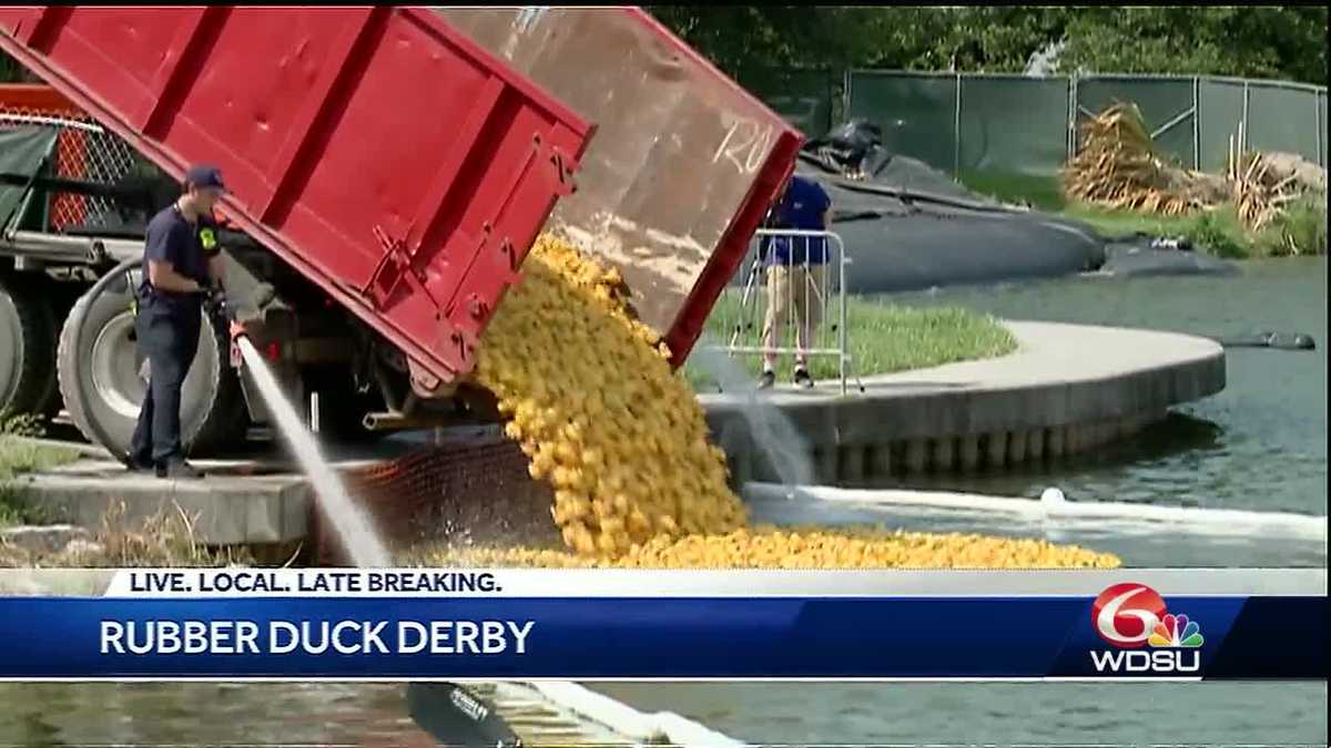 Thousands of rubber ducks race for a good cause Thousands of rubber ducks race for a good cause