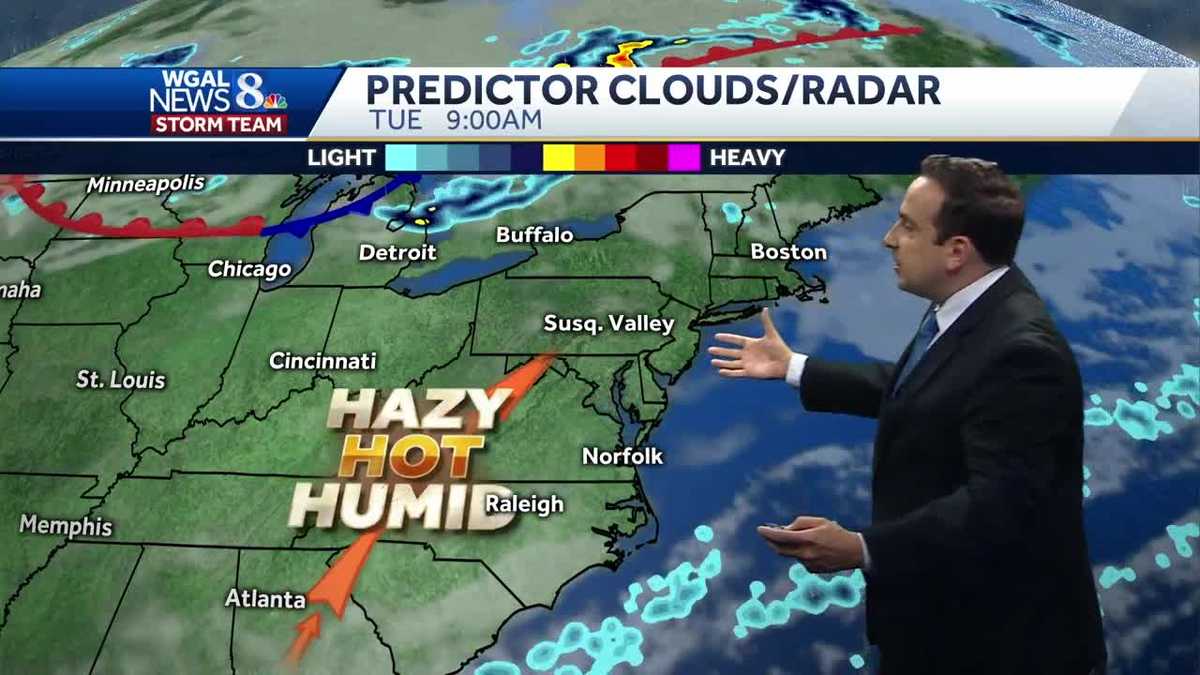 Sizzling Heat & High Humidity; Feels-Like Temperatures Near 100º