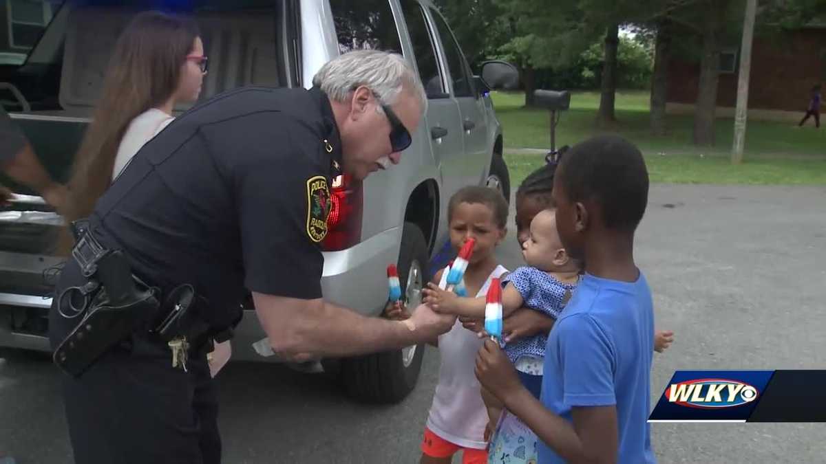'We care about them': Radcliff Police pass out 700+ popsicles