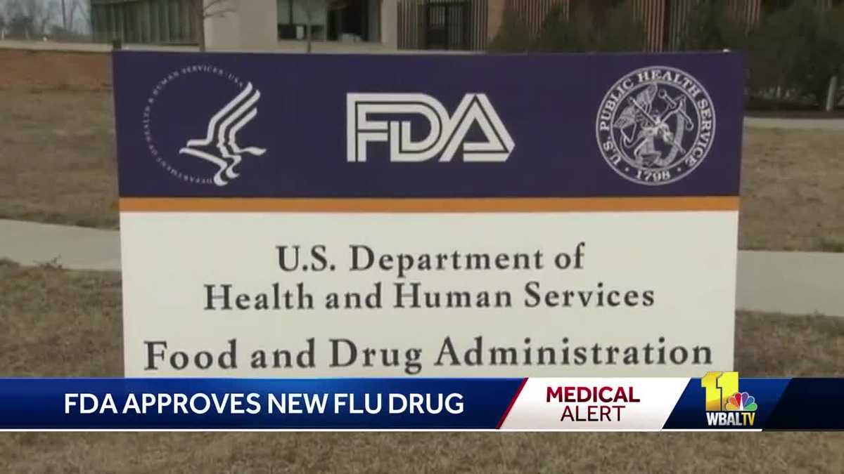 FDA approves first new drug to treat flu in decades