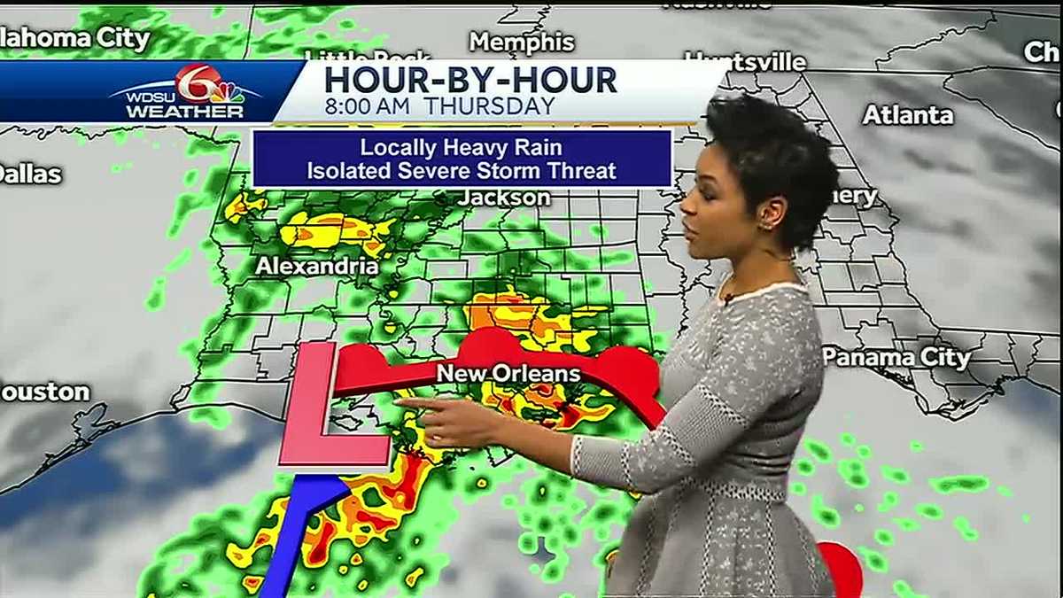 Wednesday Videocast: Locally heavy rain Thursday
