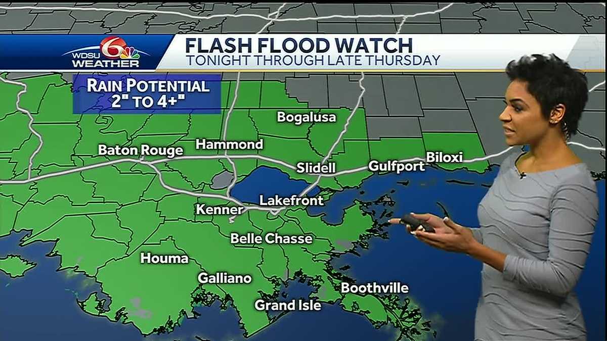 Wednesday Forecast: Flash Flood Watch
