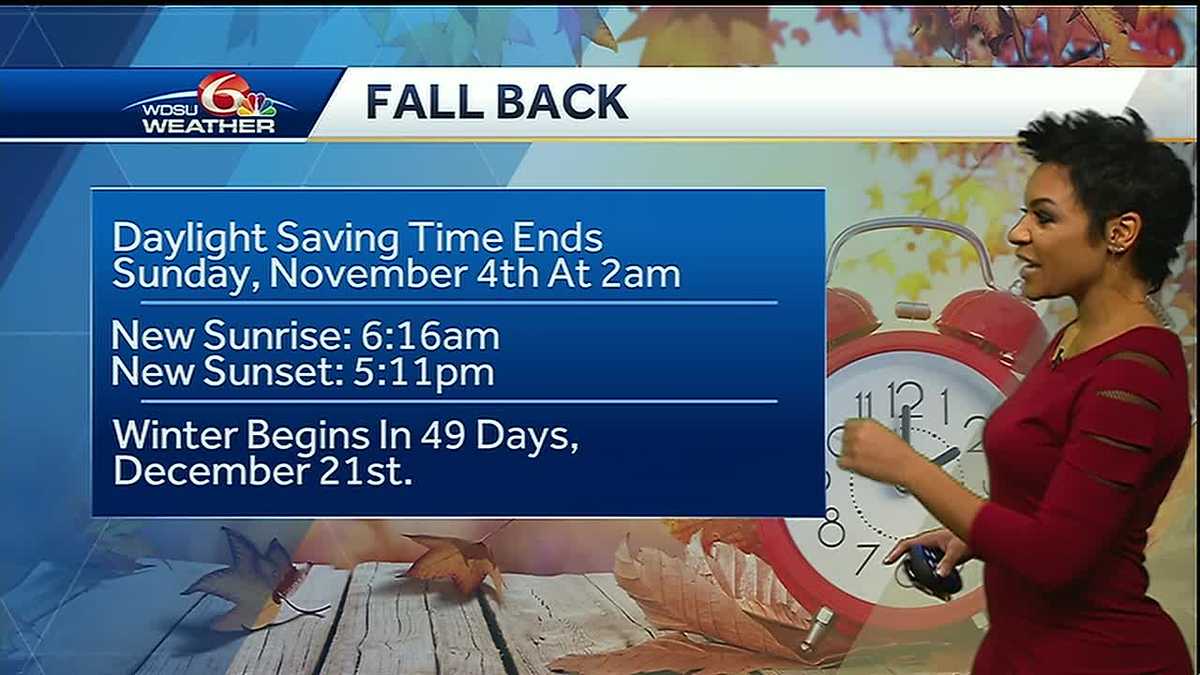 Friday Videocast: Fall back this weekend, a few storms Sunday