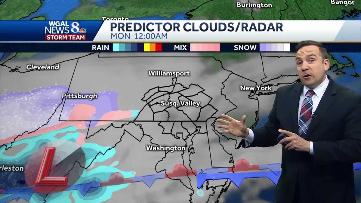 Few Rain/Snow Showers Tonight; Widespread Snow Sunday Night & Monday ...