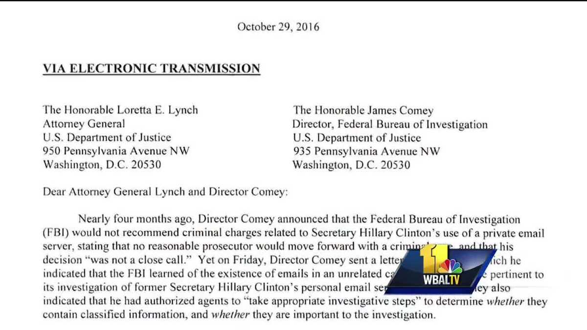 Md. Dems call on FBI to disclose more info on email investigation