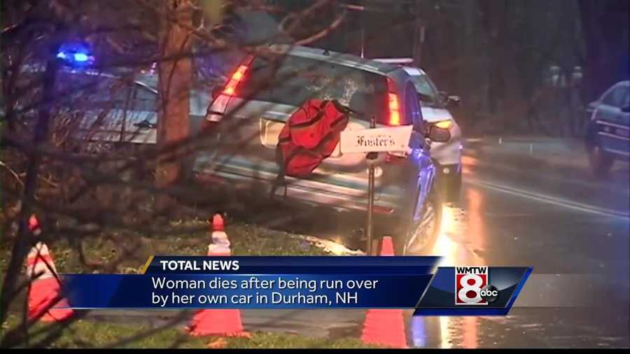 Woman dies after being run over by own car