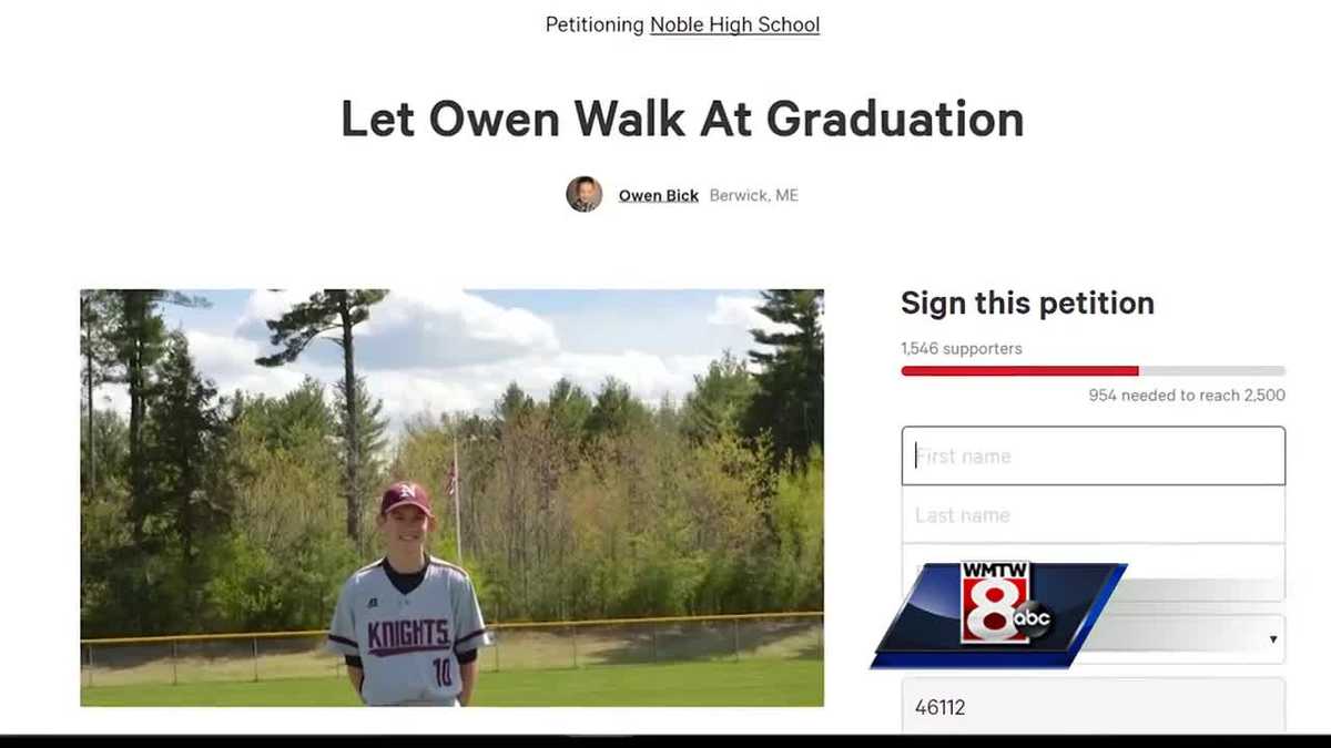 Homeschooled teen petitions to march at high school graduation