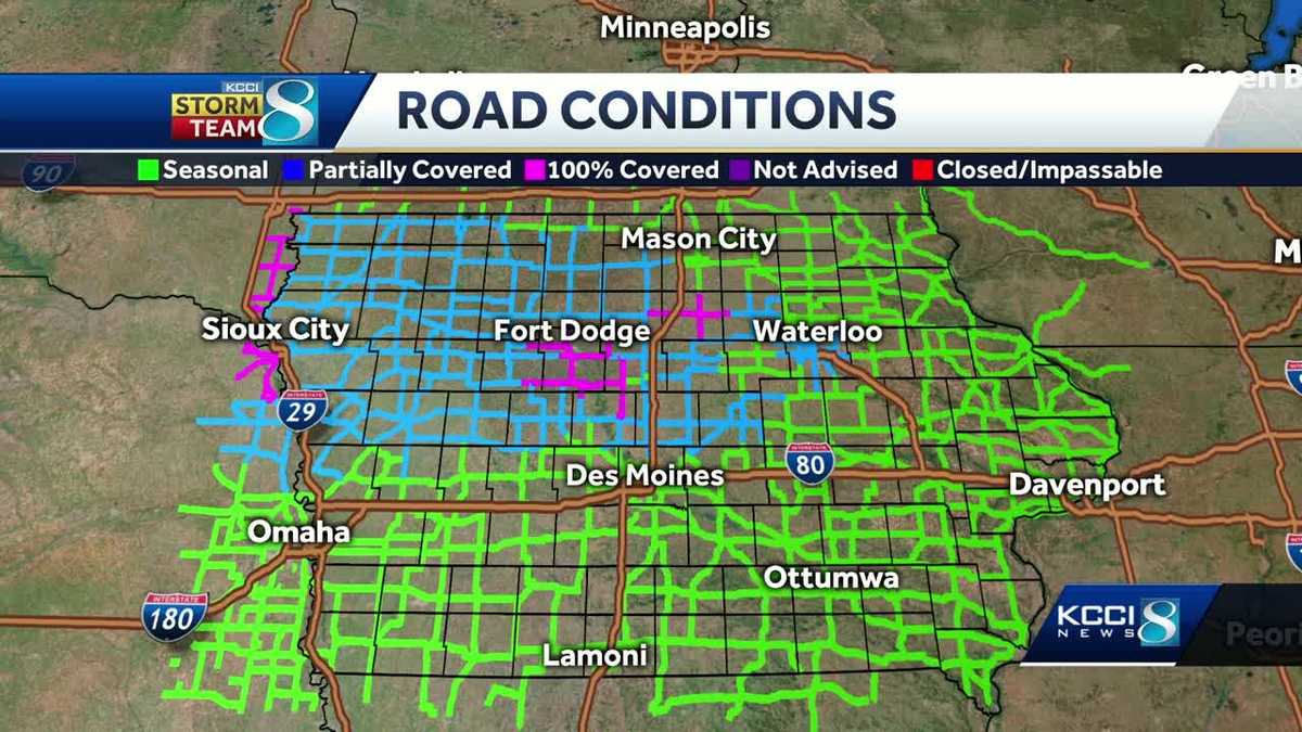 Winter Storm: Road conditions deteriorating, 50+ school announcements