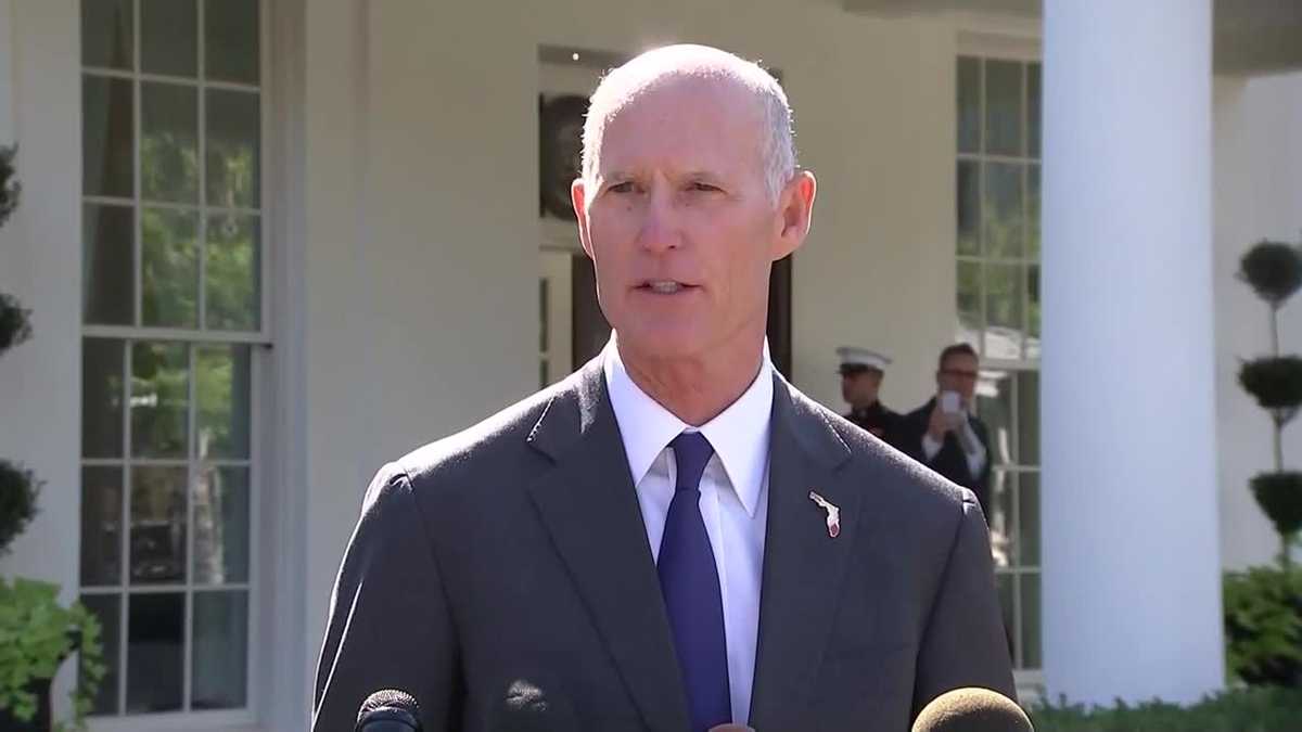 Gov. Scott meets with President Trump