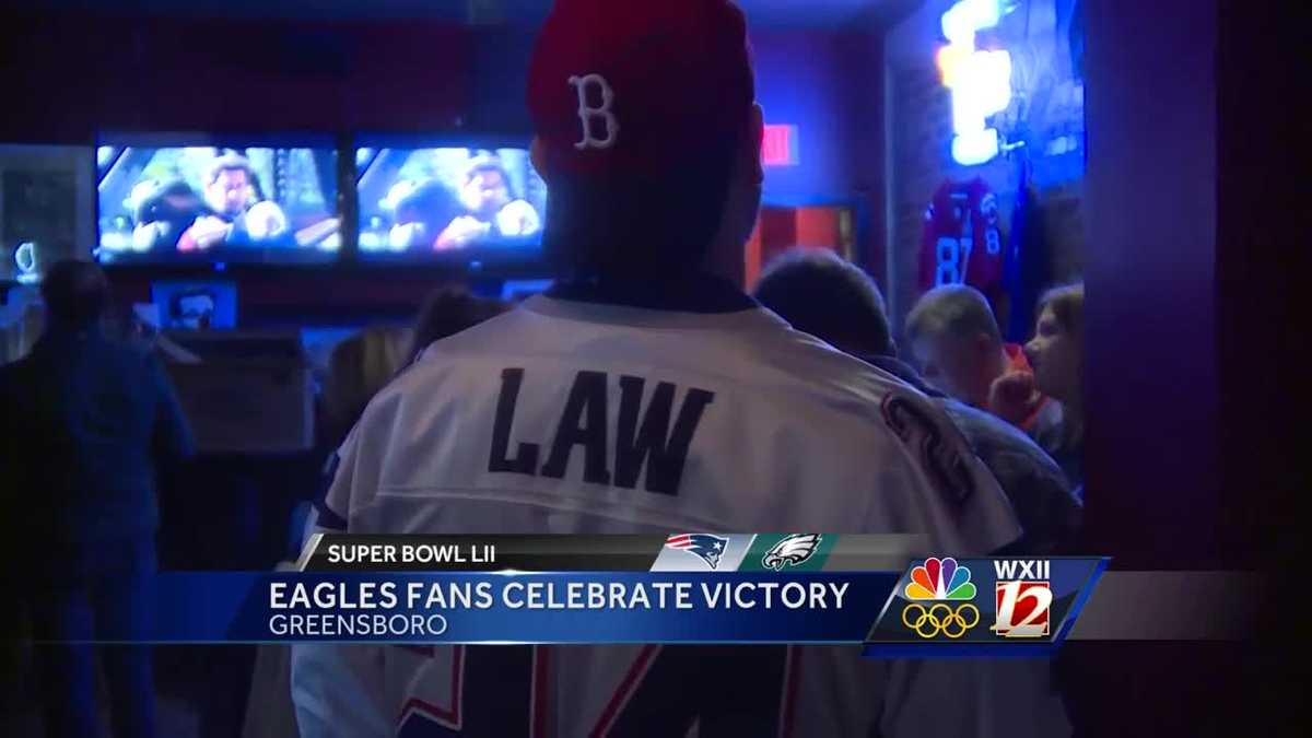 Triad Eagles fans celebrate Super Bowl win