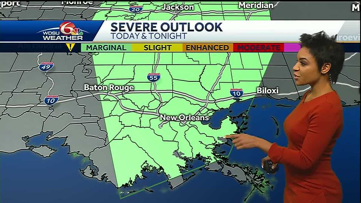 Monday Videocast: Isolated severe threat, hot week