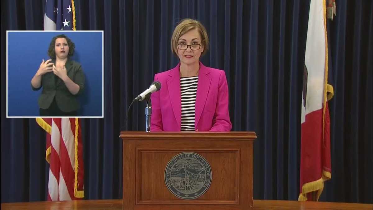 Gov. Kim Reynolds holds Thursday news conference