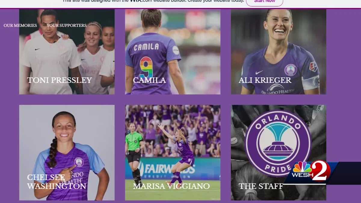Fan creates special website for Orlando Pride Soccer players