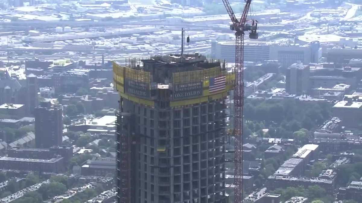 Check out the views from the top of a new Boston skyscraper