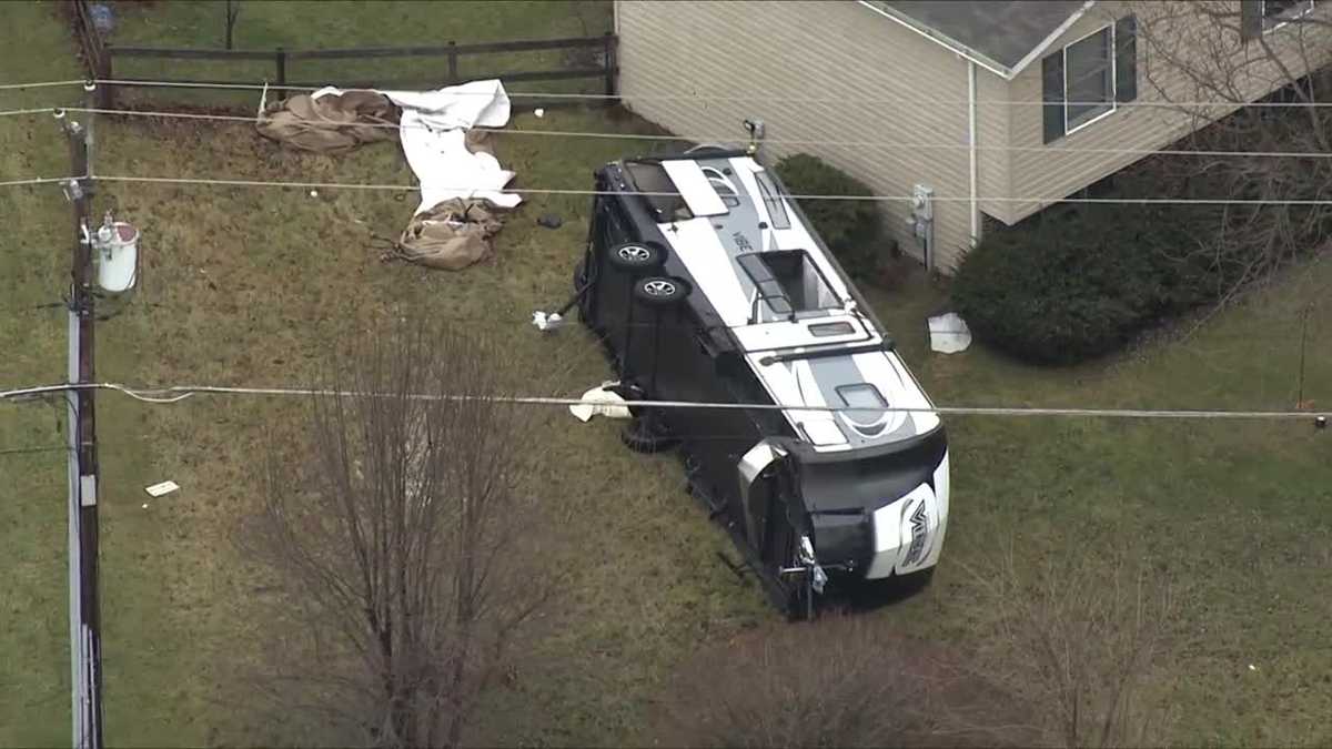 PHOTOS: Damage from tornado warning in central Maryland