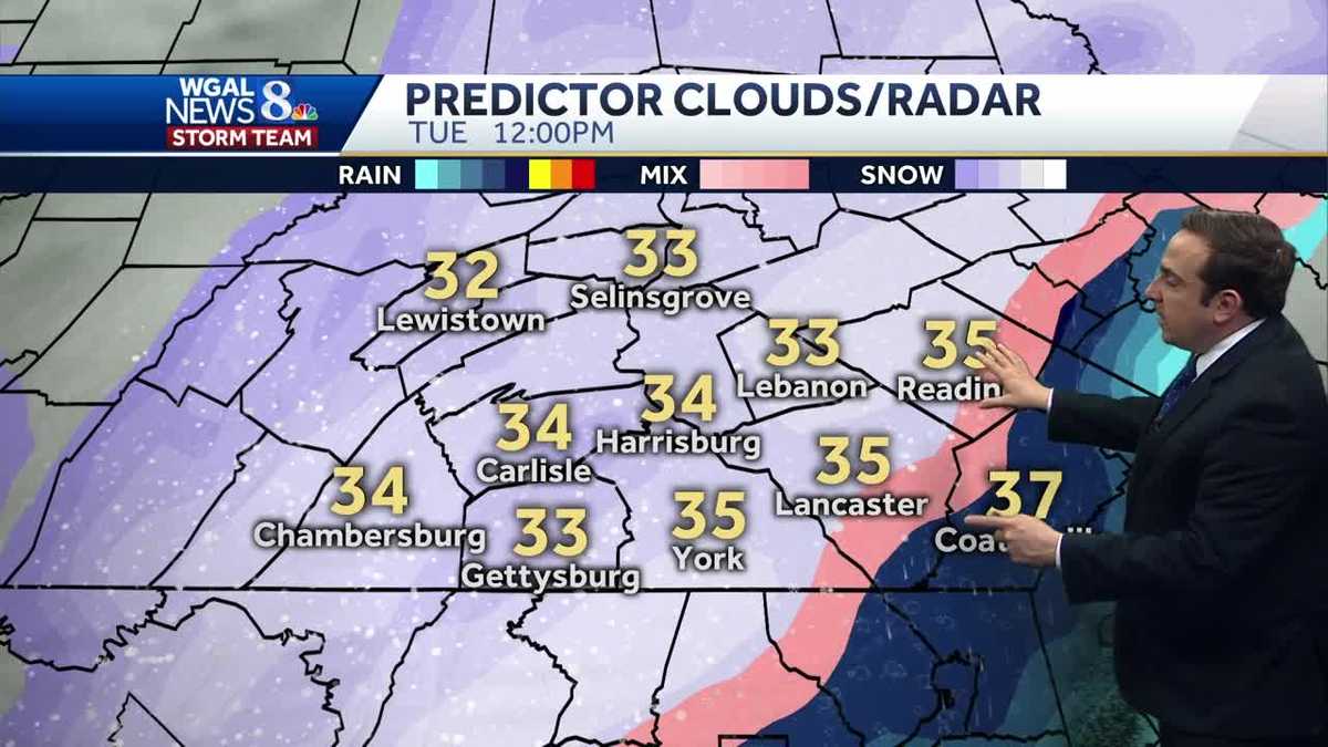 Snow & Rain Likely Tuesday; Sub-Freezing Temperatures Most of the Week