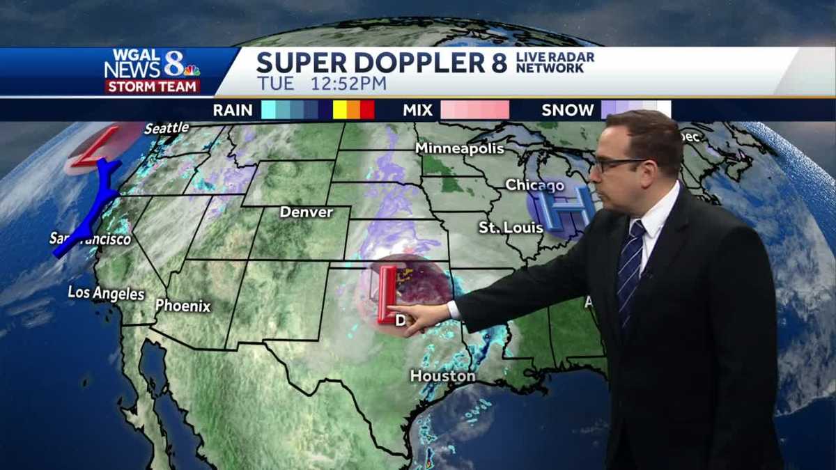 Gloomy & Mild Tuesday; Watching Weekend For Rain/Snow Showers