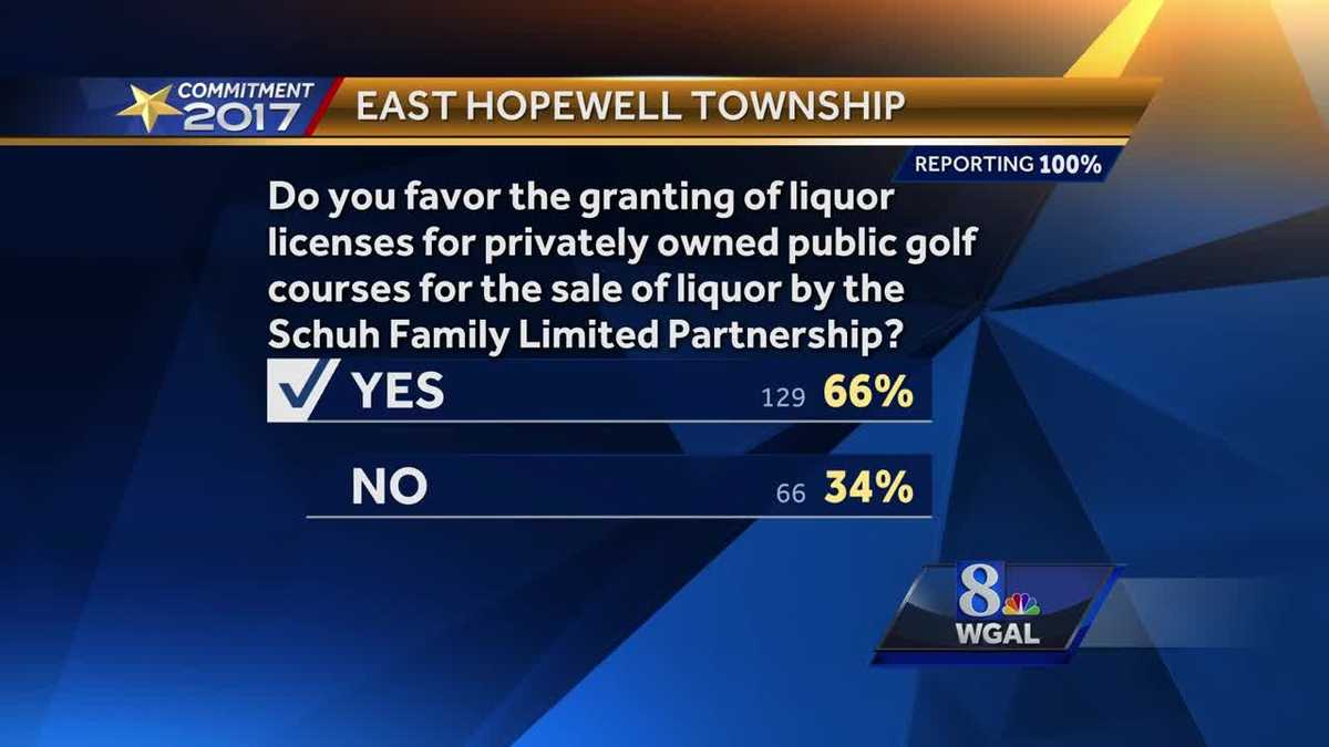 Ballot referendum results