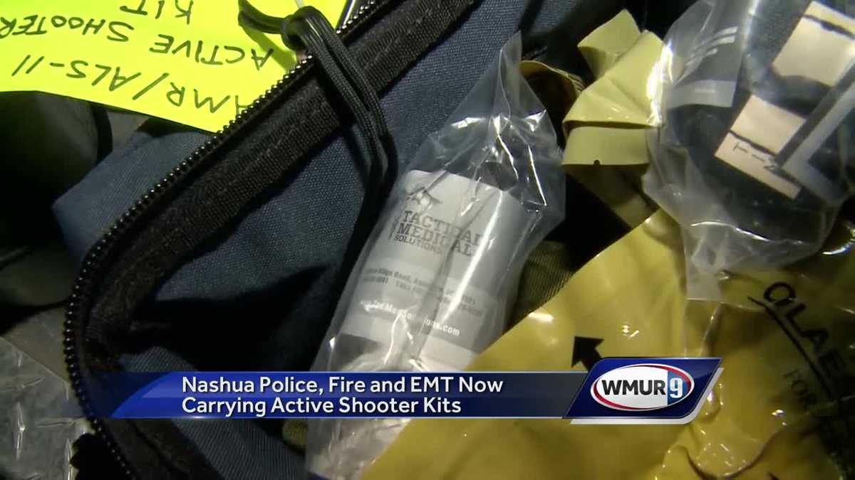 First responders in Nashua carry new active shooter kits