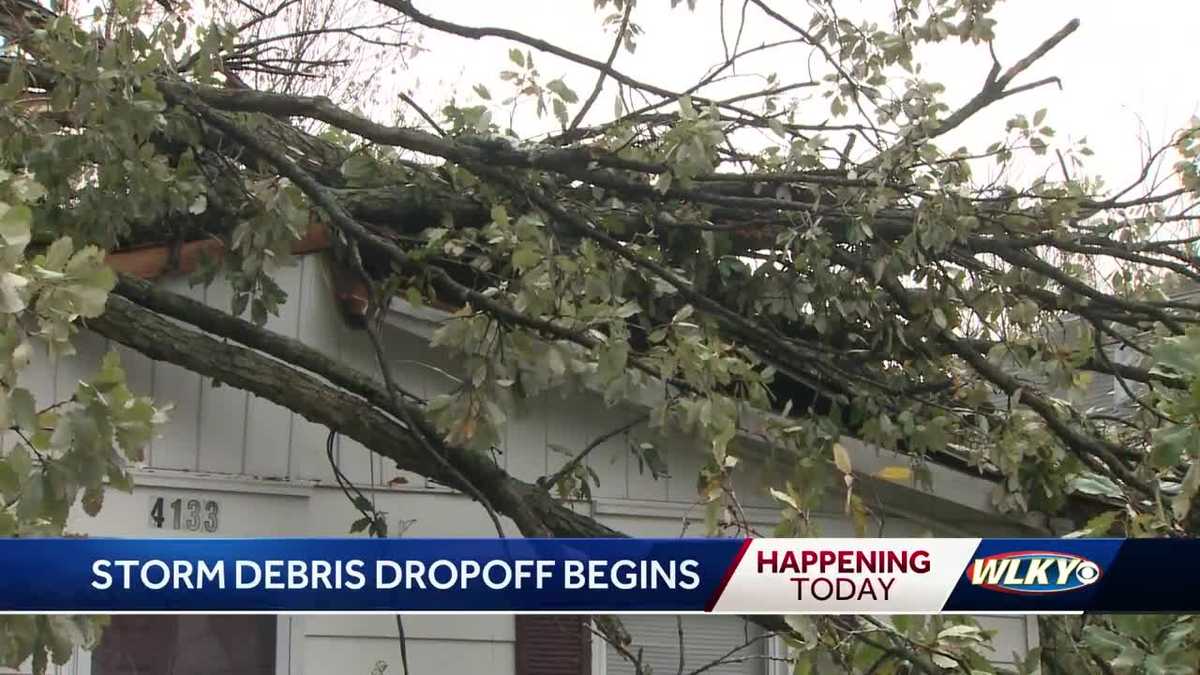 City offers free drop-off sites for storm debris