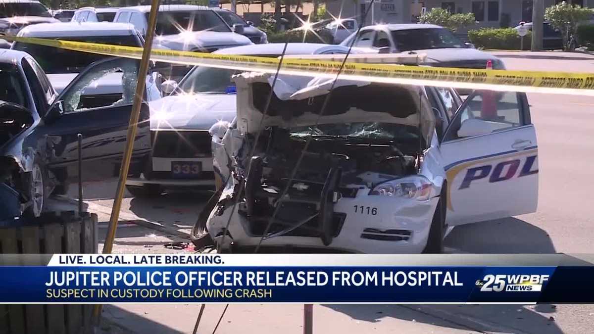 Police: Suspect intentionally crashed into Jupiter patrol cars ...
