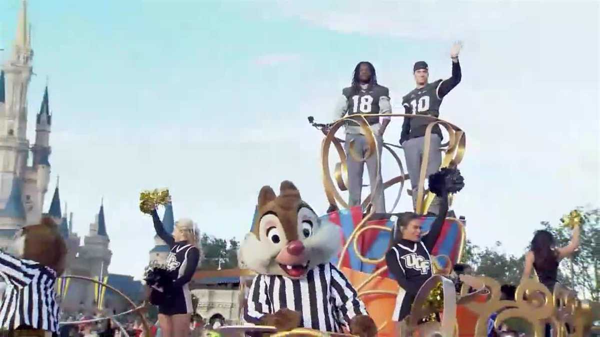 UCF Knights celebrate undefeated season with Disney World Parade