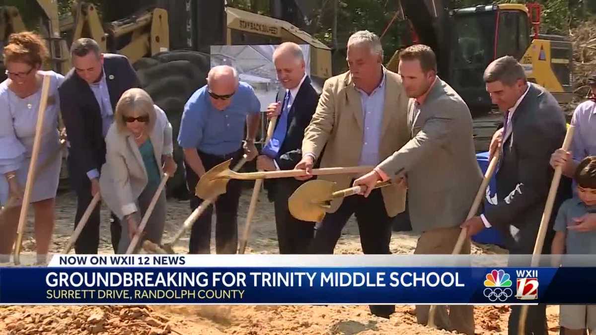 School leaders break ground on new Trinity Middle School