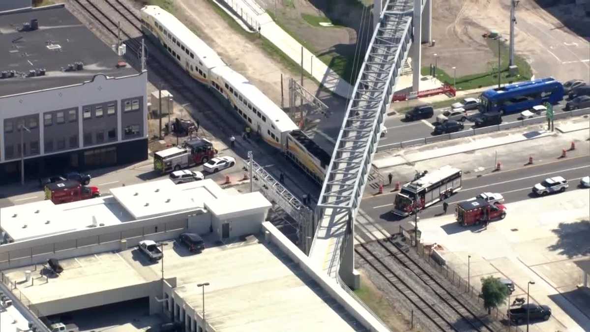 SunRail train hits car in Orlando