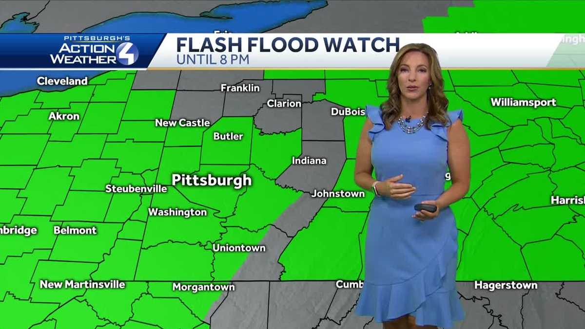 PITTSBURGH WEATHER: Flash Flood Watch in effect until Thursday evening