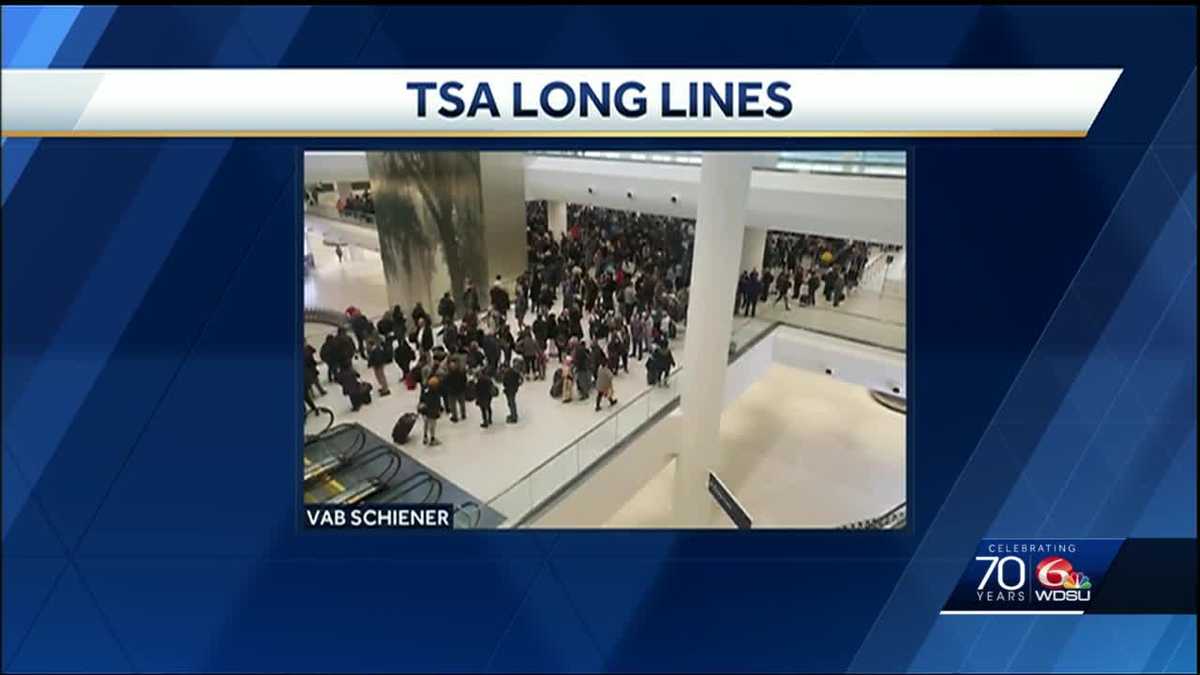 New airport swamped by long security lines Sunday