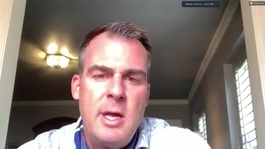Oklahoma Gov. Kevin Stitt says he tested positive for coronavirus
